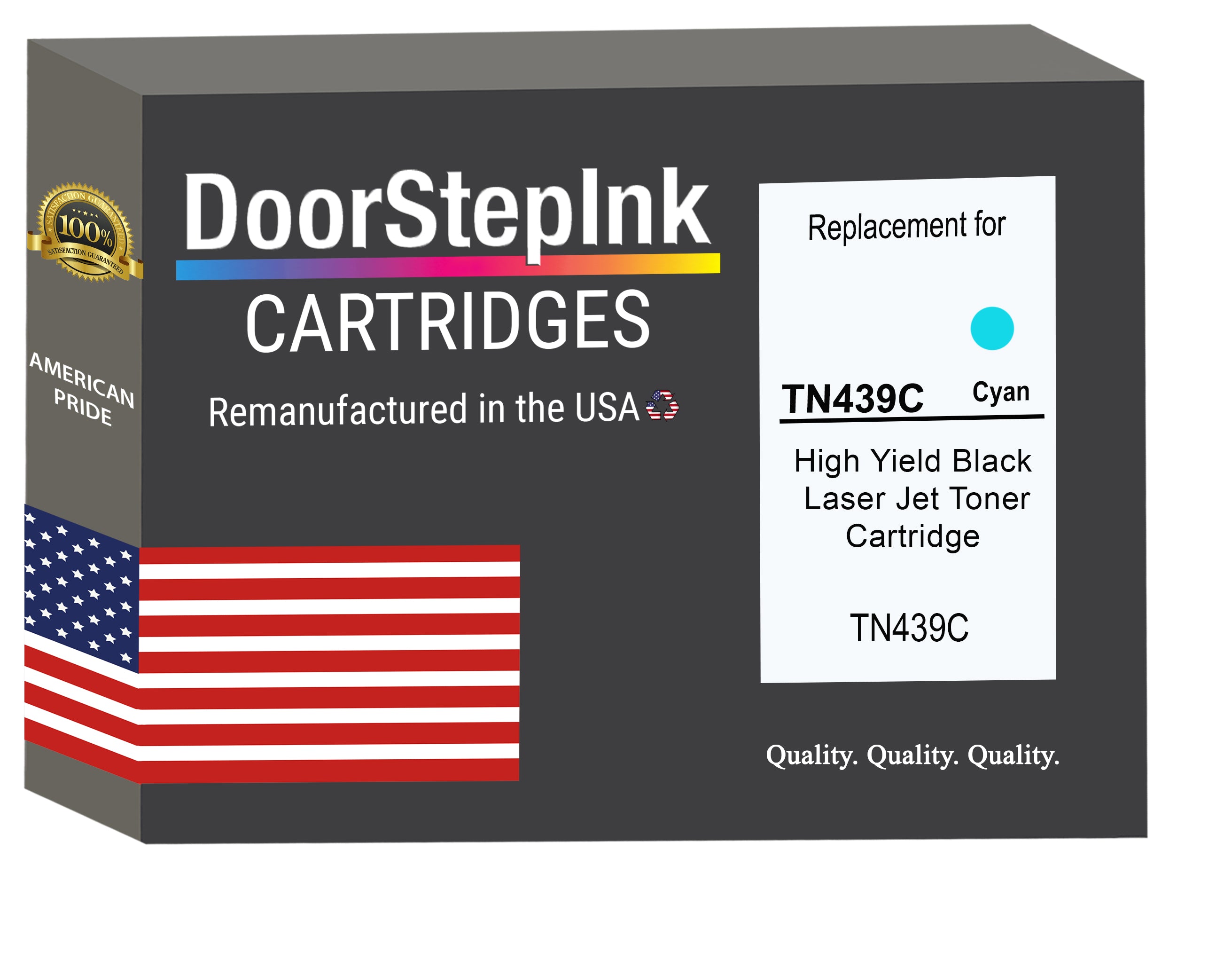 DoorStepInk Brand For Brother TN439C High Yield Cyan Remanufactured in
