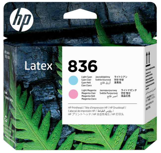 Original HP 836 (4UV97A) Light Cyan and Light Magenta Printhead ...
