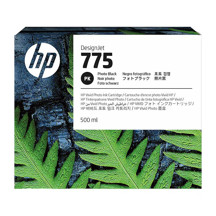 Original HP 775 Standard Yield Photo Black (500ml) Ink Cartridge, 1XB2 ...