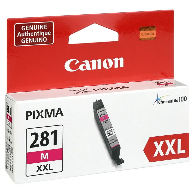 Original Canon 281 XXL Extra High Yield Magenta Ink Cartridge, 1981C00 ...