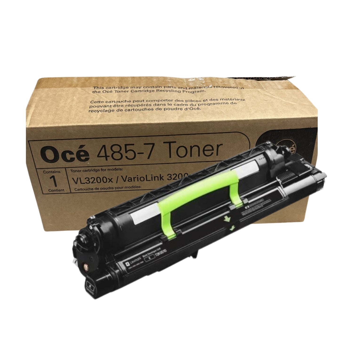 Original Oce VL3200X High Yield Black Laser Toner Cartridge, 485-7 ...