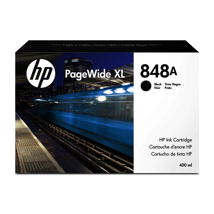 HP 848A 400-ml (F9J82A) Black PageWide XL Ink Cartridge | DoorStepInk