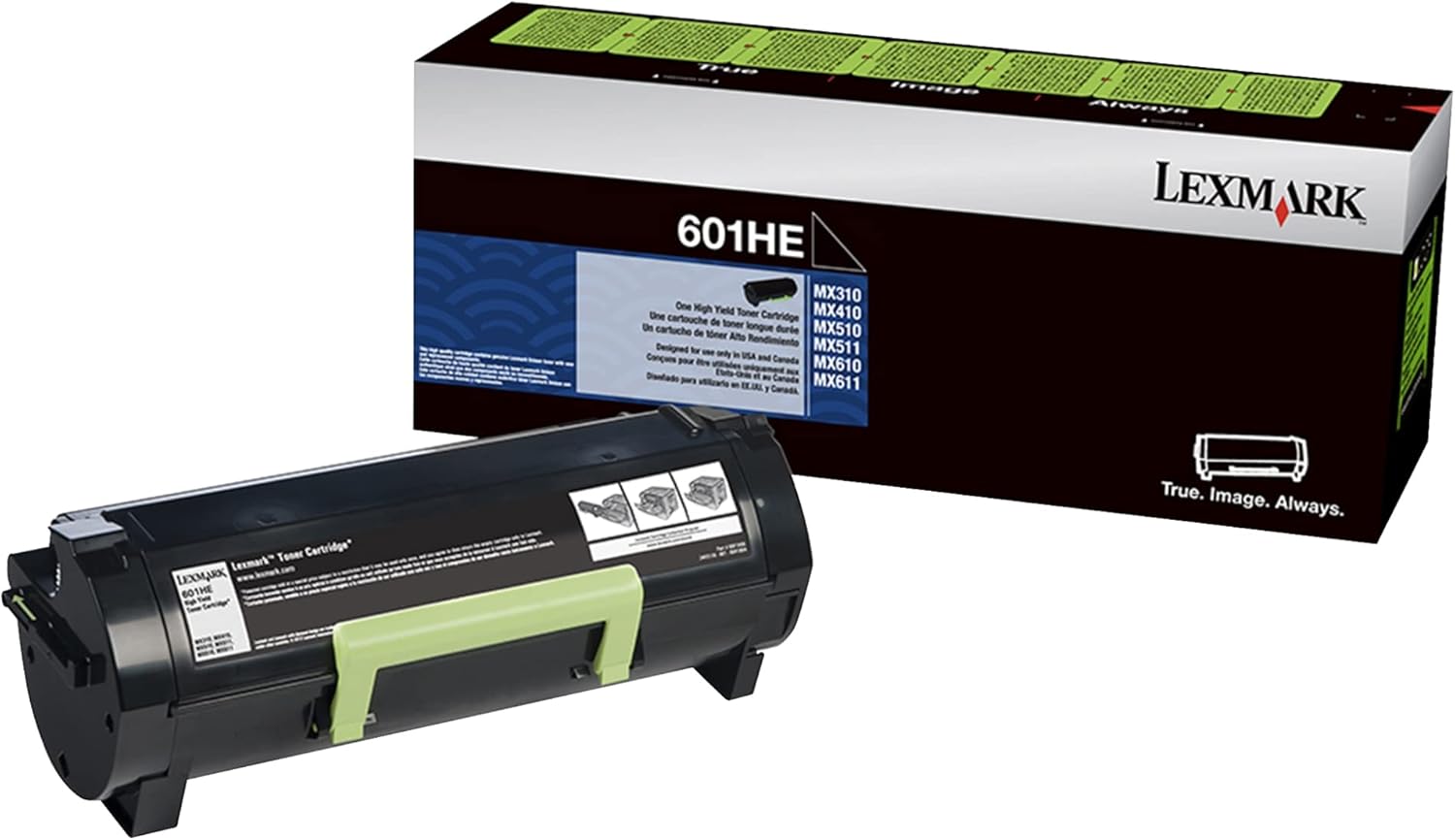Genuine Lexmark MX310 High Yield Black Toner Cartridge, 60F1H0E ...