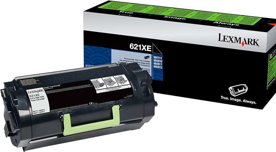 Lexmark 621X Black Extra-High Yield Toner Cartridge, 62D1X0E | DoorStepInk