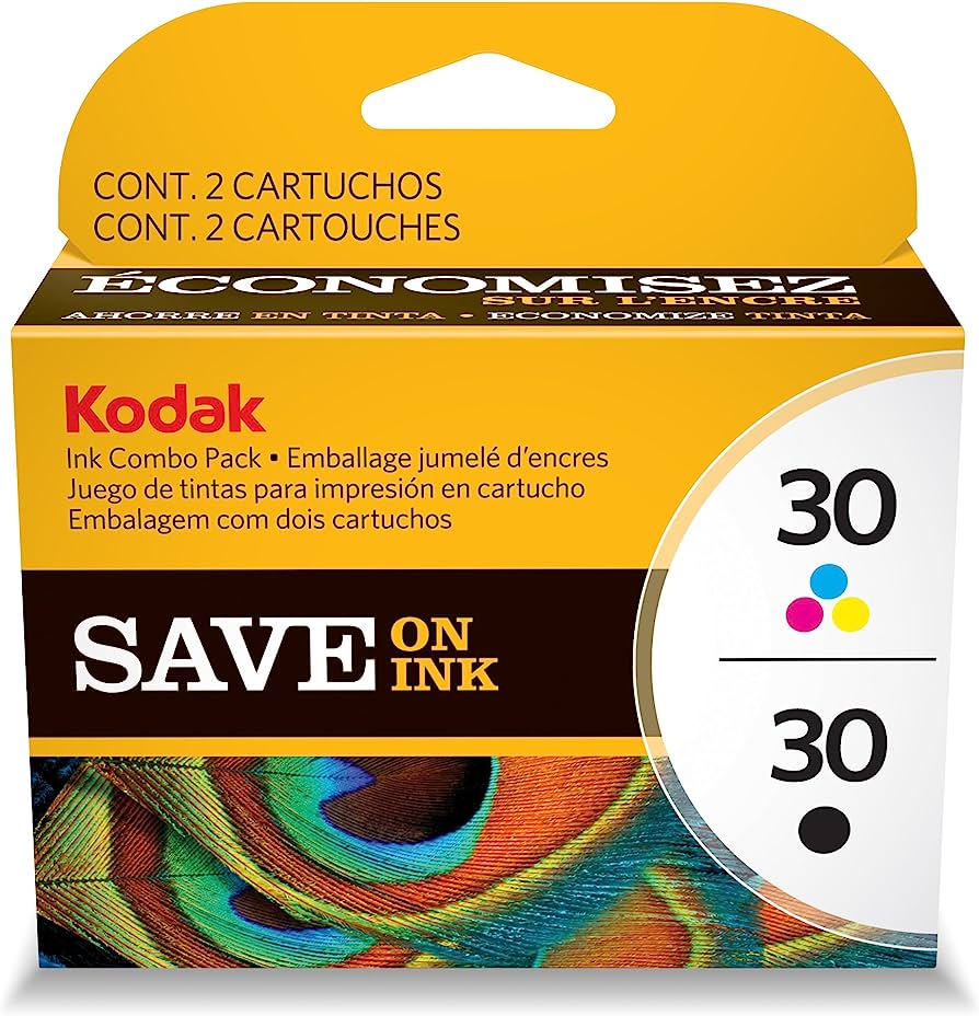 Kodak 30 Standard-Yield Black & Color Ink Cartridge | DoorStepInk