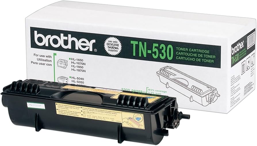 Genuine Brother TN-530 Standard Yield Black Toner Cartridge | DoorStepInk