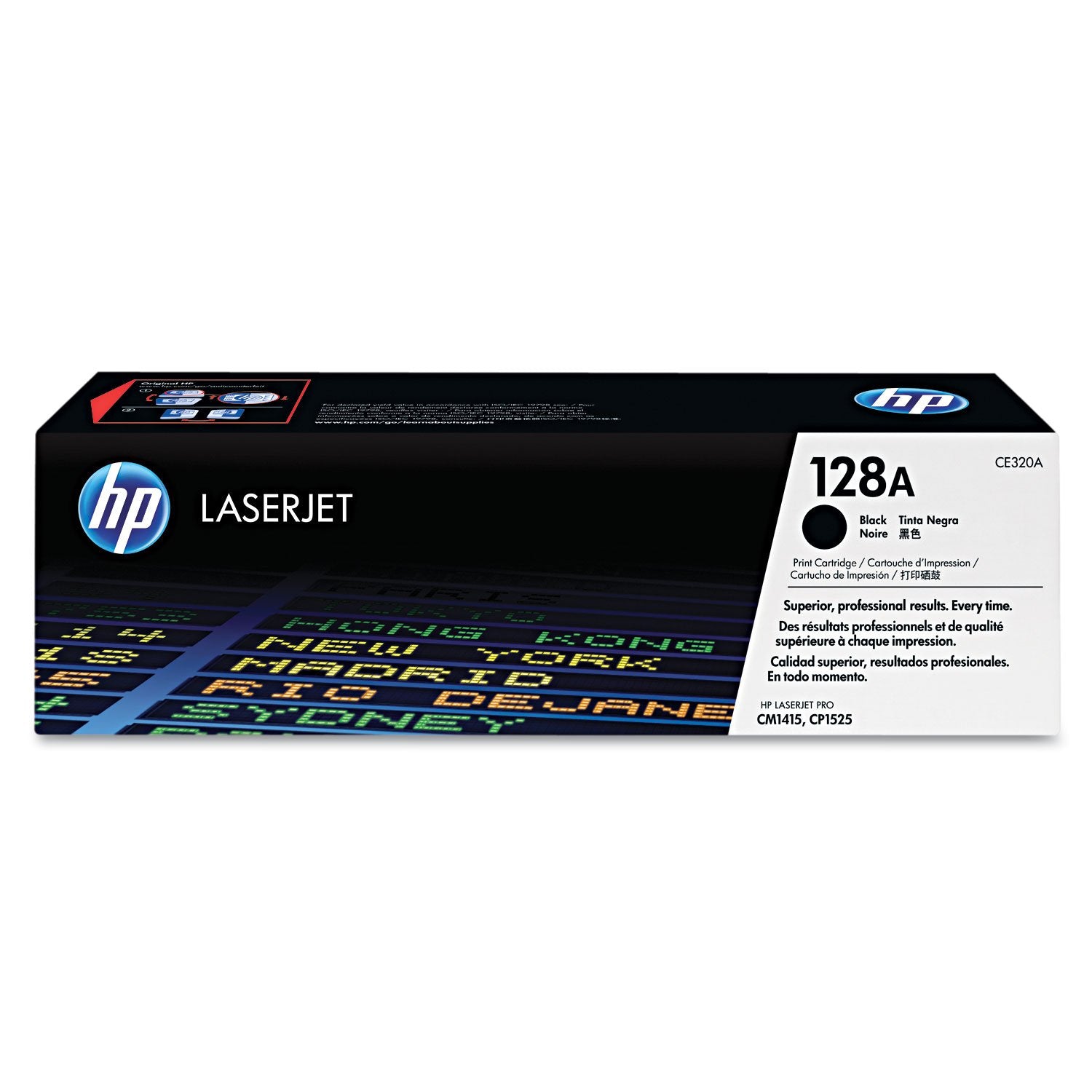 Original HP 128A Standard Yield Black Toner Cartridge, CE320A | DoorStepInk
