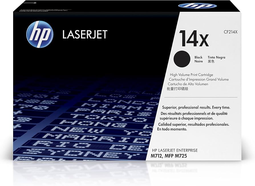 Genuine HP 14X High-Yield Black Laser Toner Cartridge, CF214X | DoorStepInk