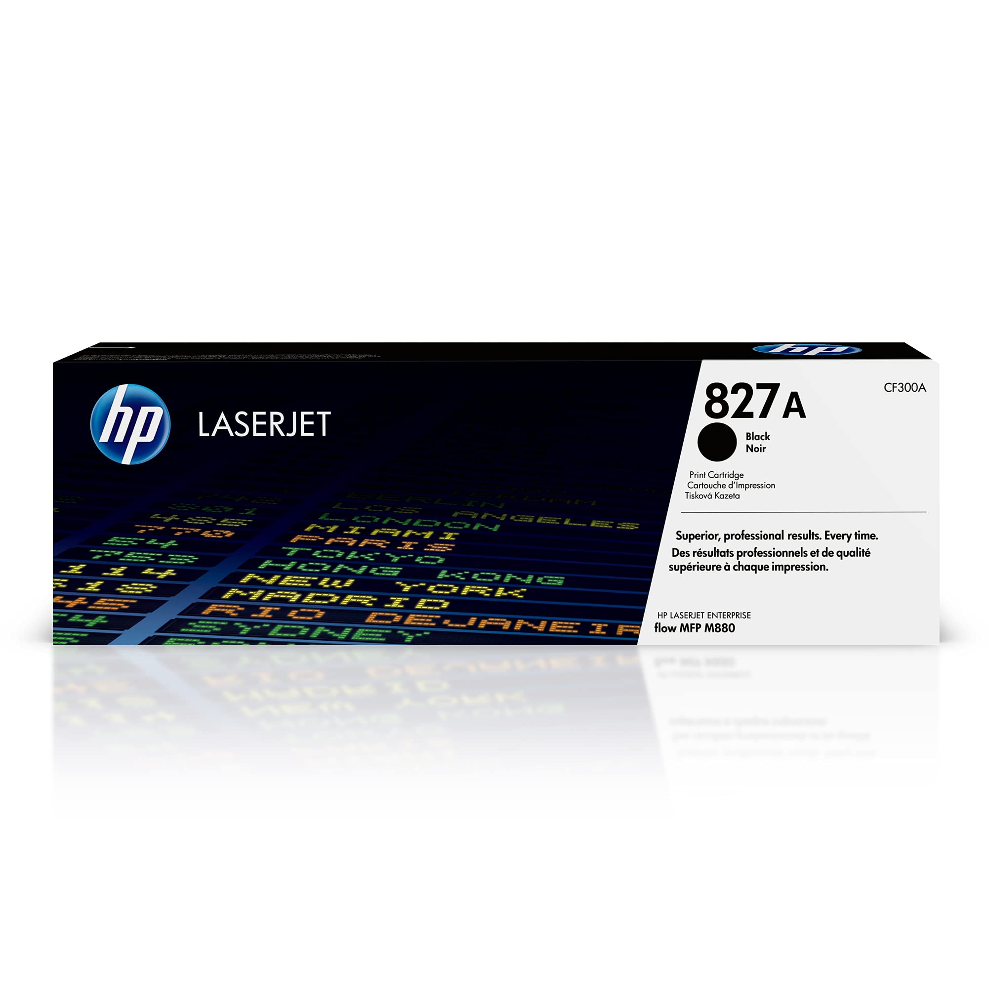 Genuine HP 827A Standard-Yield Black Laser Toner Cartridge, CF300A ...
