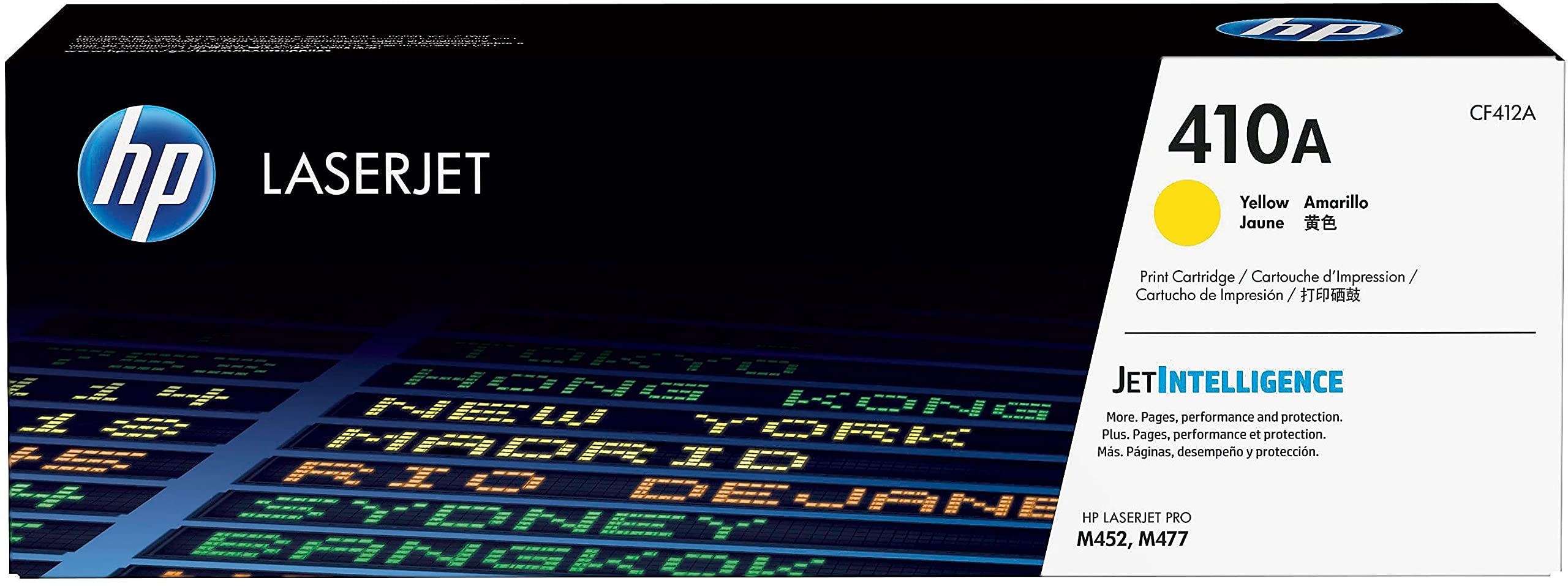 HP 410A Standard-Yield Yellow Laser Toner Cartridge, CF412A | DoorStepInk