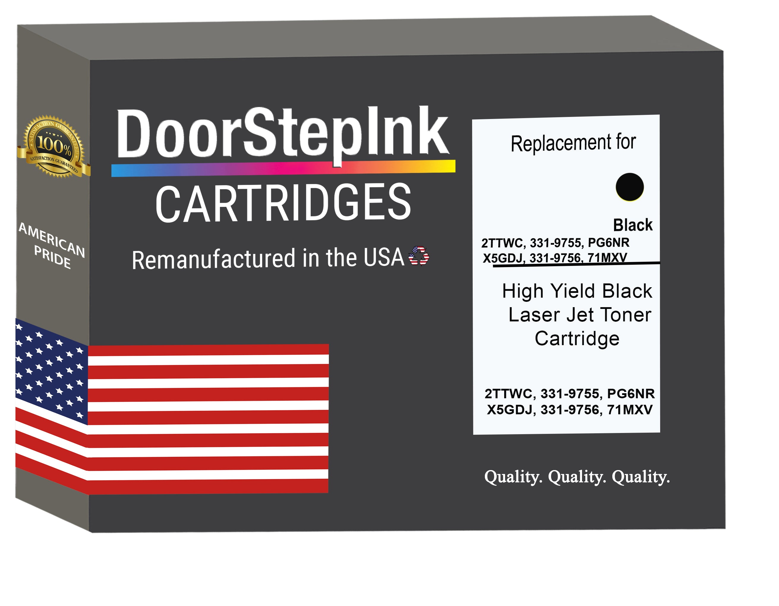 DoorStepInk Brand For Dell 2TTWC, 331-9755, PG6NR, X5GDJ, 331-9756, 71