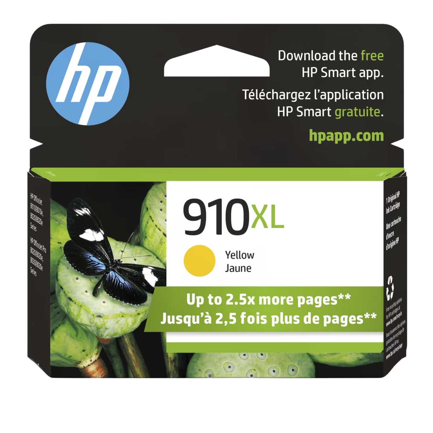 Original HP 910XL (3YL64AN) Yellow High Yield Ink Cartridge | DoorStepInk