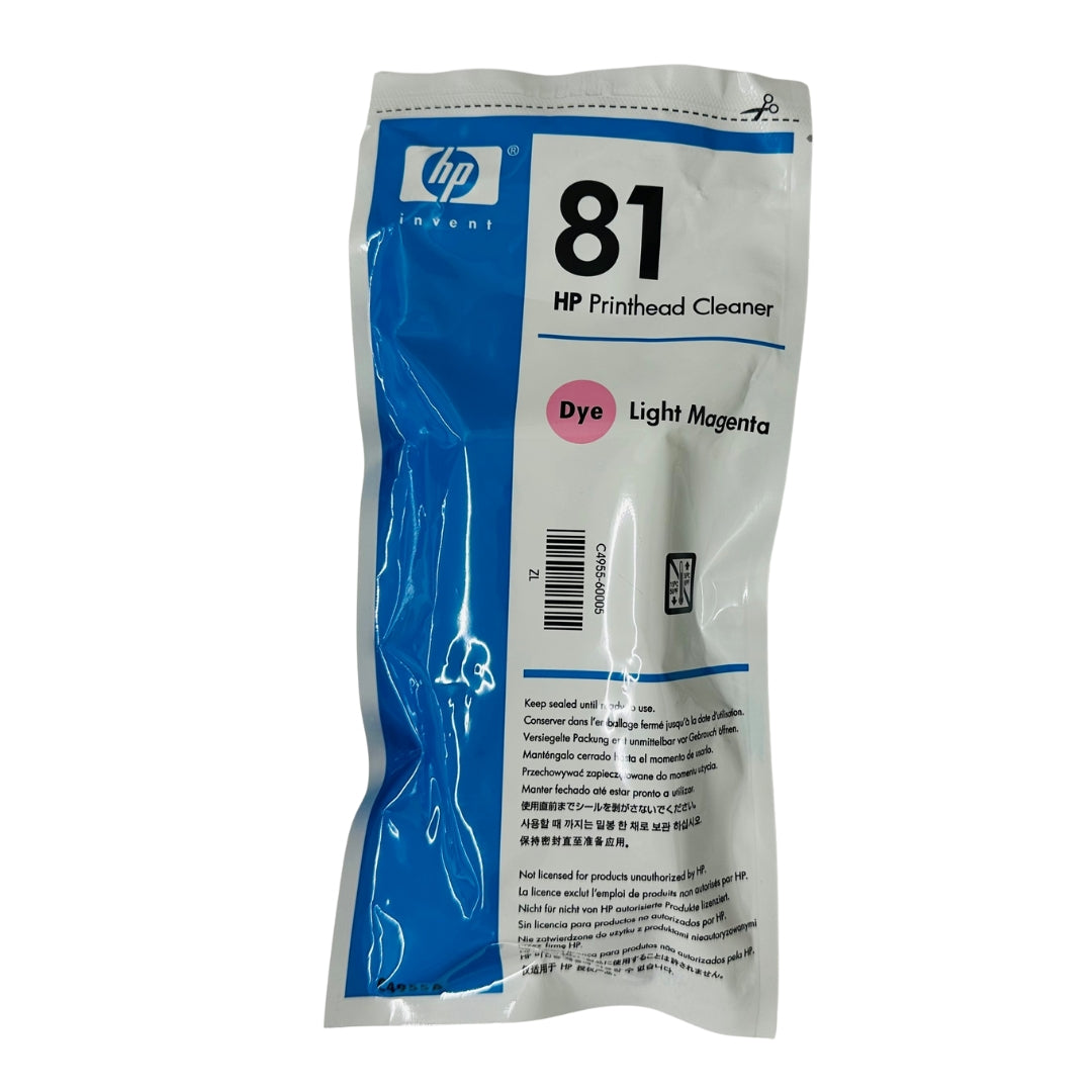 Genuine HP 81 Light Magenta Printhead Cleaner Only, C4955A | DoorStepInk