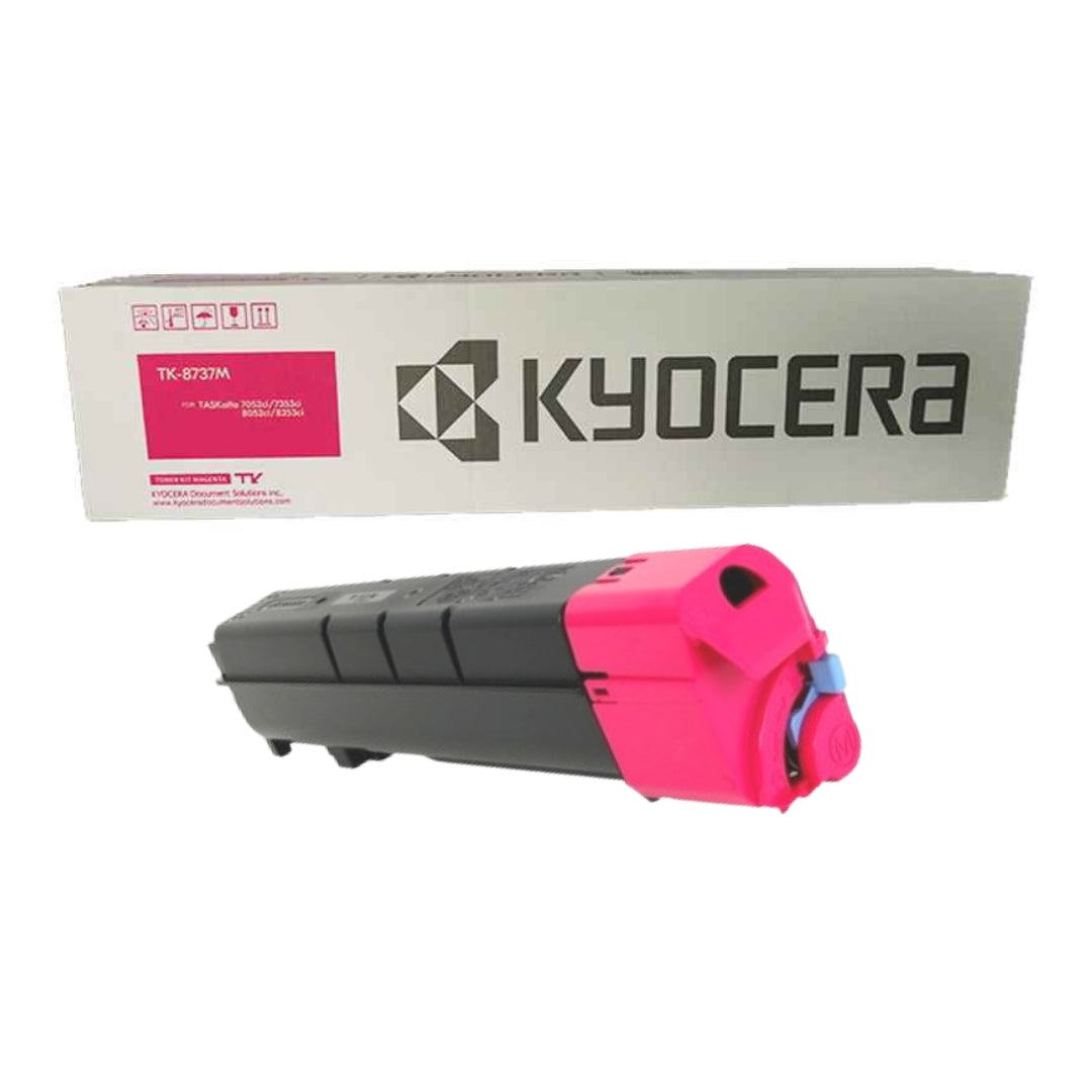 Genuine Kyocera TK-8737 Standard Yield Magenta Toner Cartridge, TK-873 ...