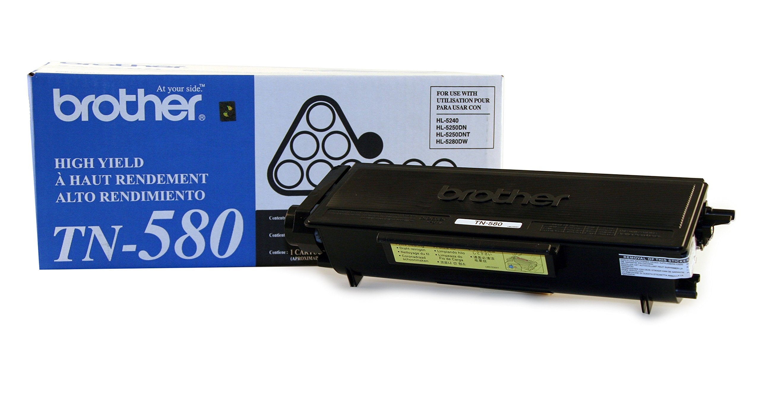 Brother TN-580 High Yield Black Toner Cartridge | DoorStepInk