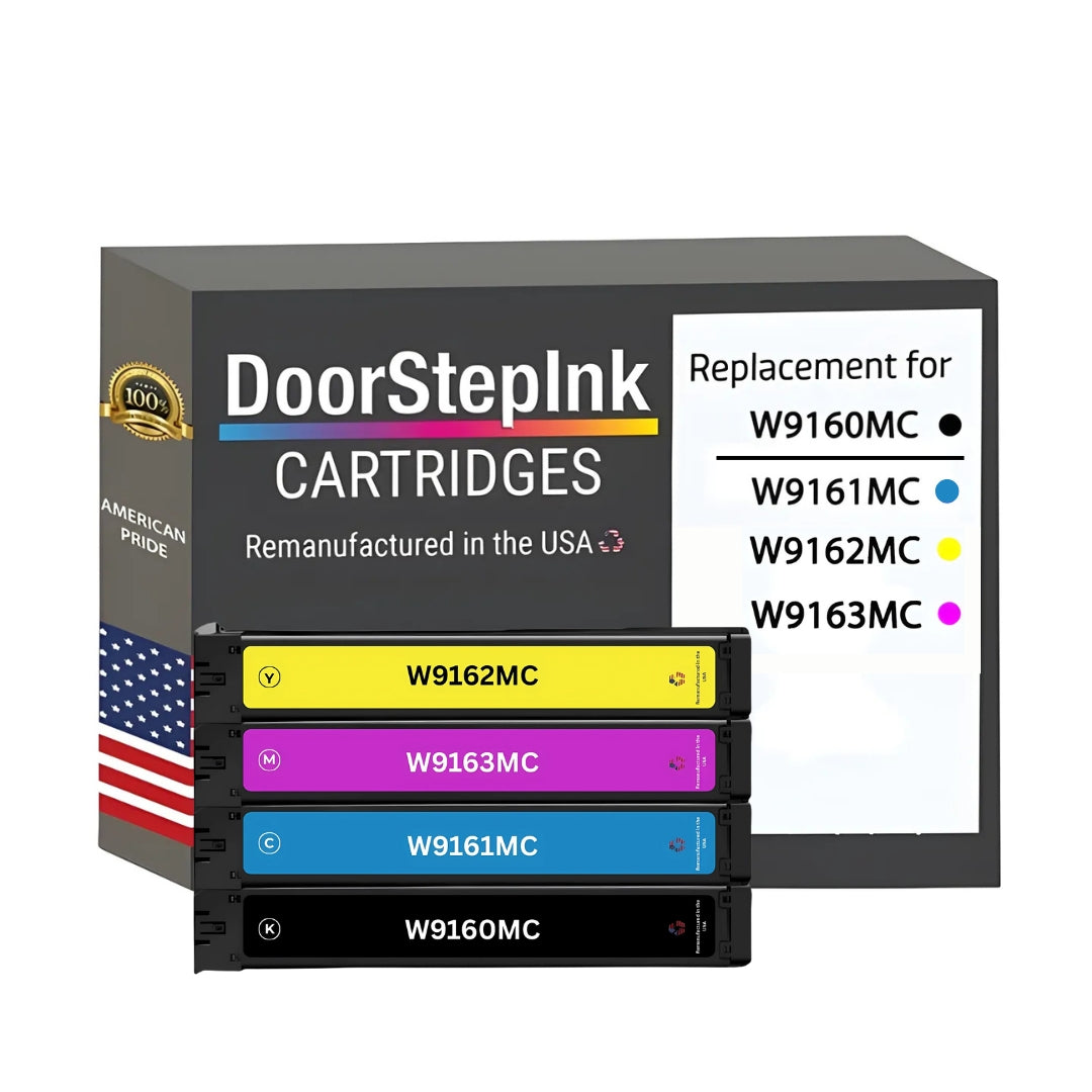 DoorStepInk Brand for HP W9160MC, W9161MC, W9162MC, W9163MC, Color Las