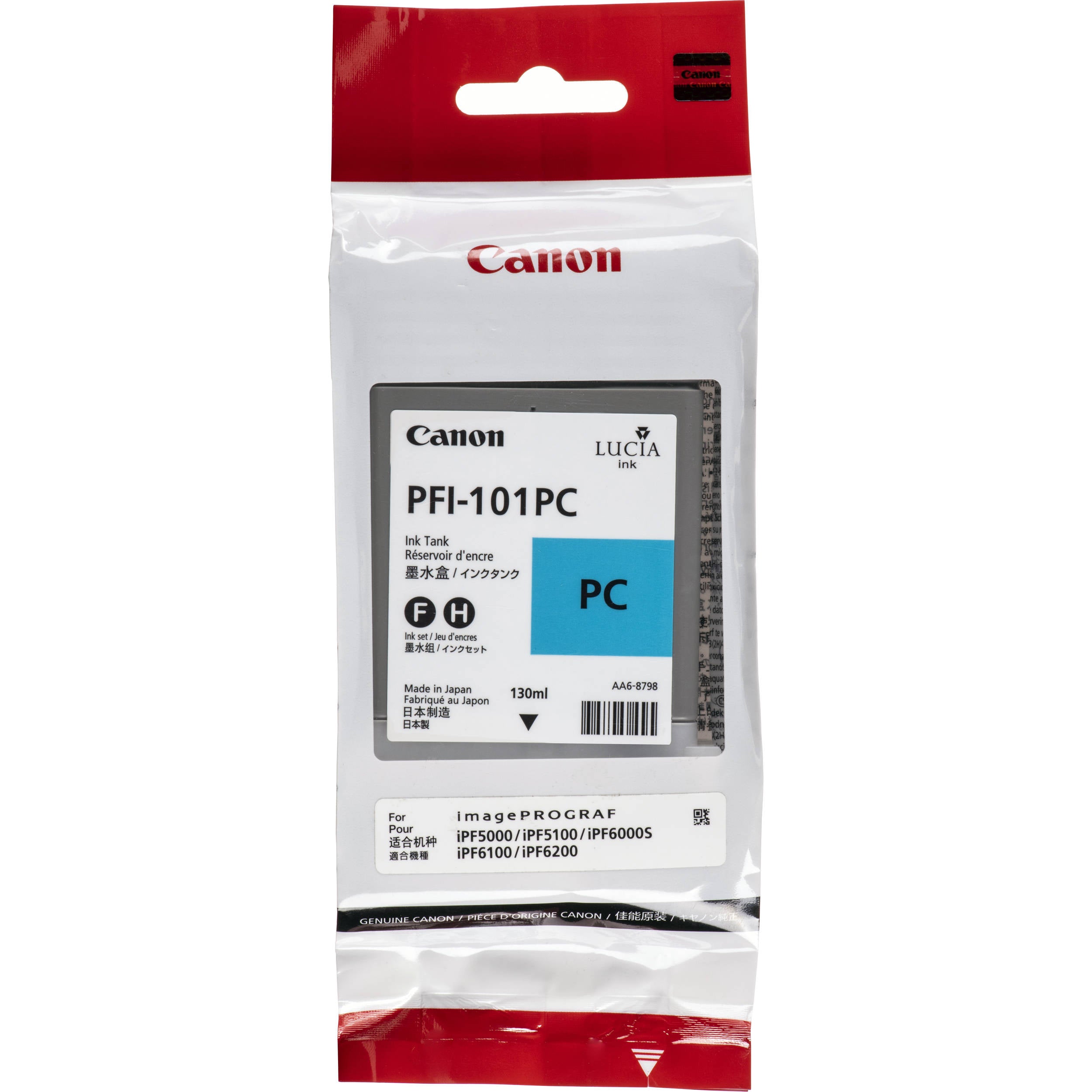 Original Canon PFI-101 130mL Photo Cyan Ink Cartridge | DoorStepInk