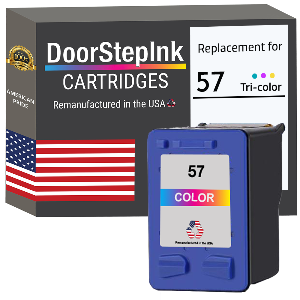 Remanufactured HP 57 (C6657AN) Color Ink Cartridge | DoorStepInk