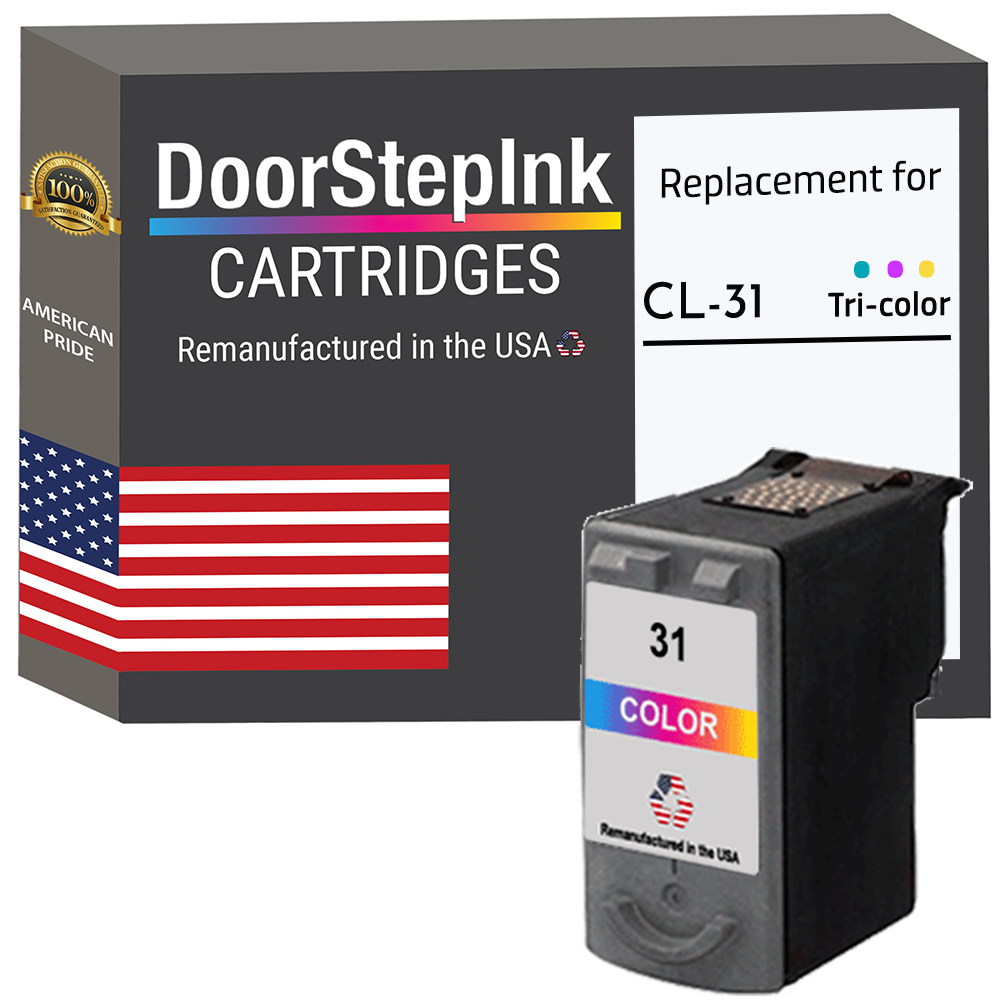 Canon CL-31 Color Ink Cartridge Remanufactured in the USA | DoorStepInk