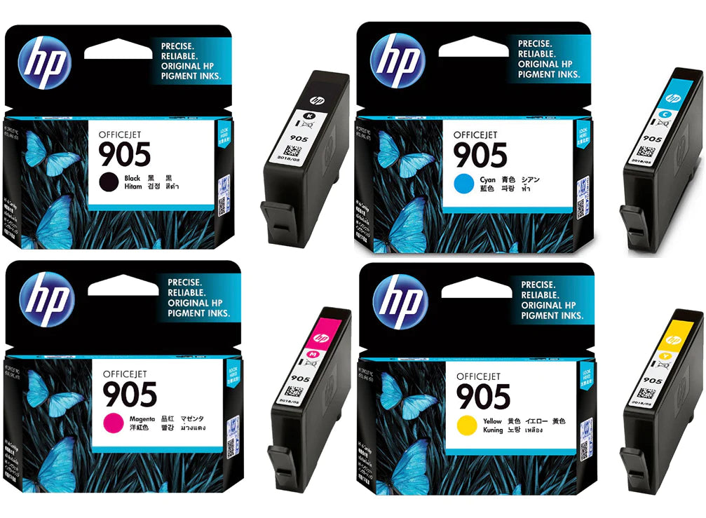 HP 905 Black and Color Ink Cartridge (Combo 4 Pack) | DoorStepInk
