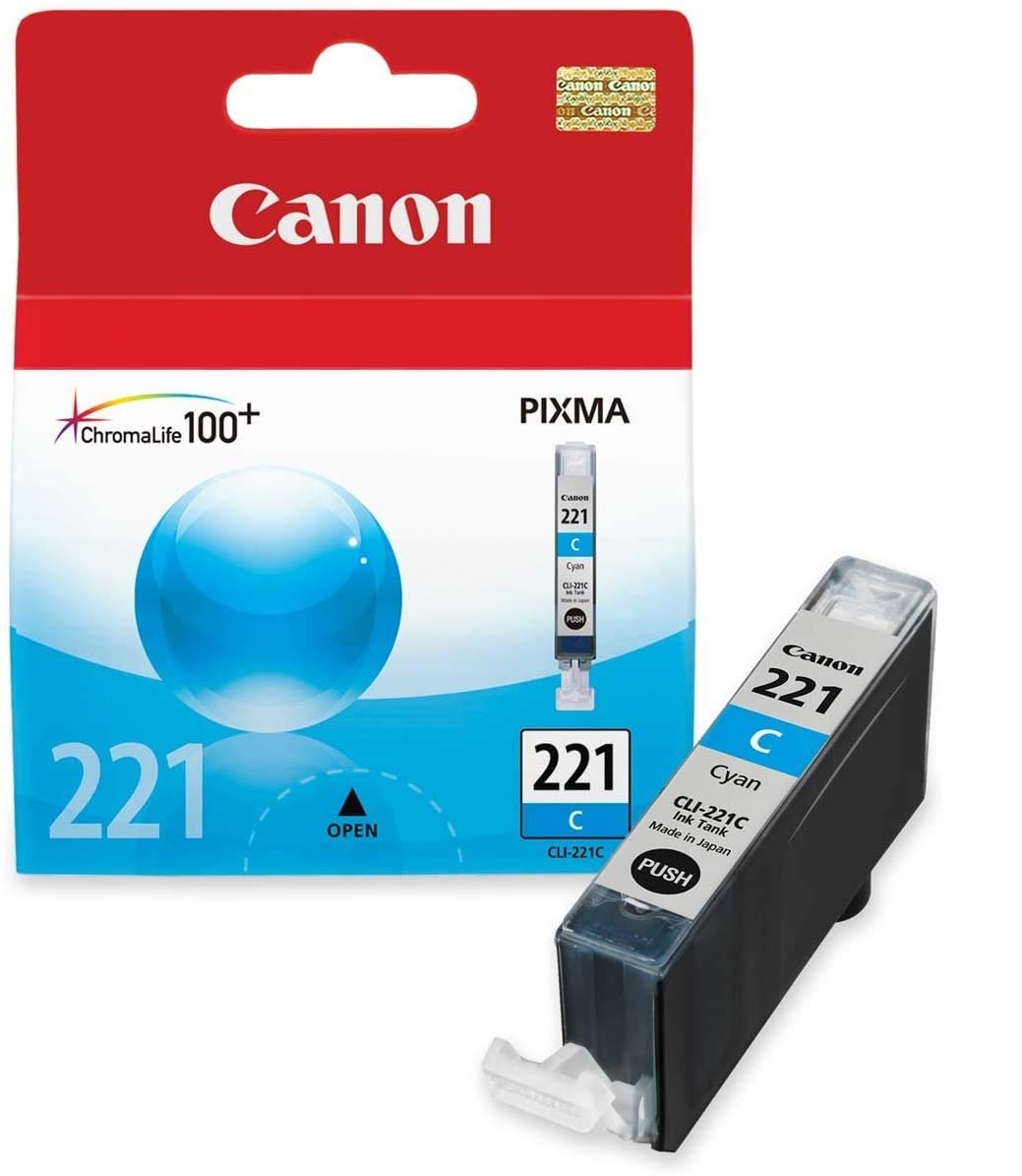Original Canon CLI-221 Cyan Ink Cartridge | DoorStepInk