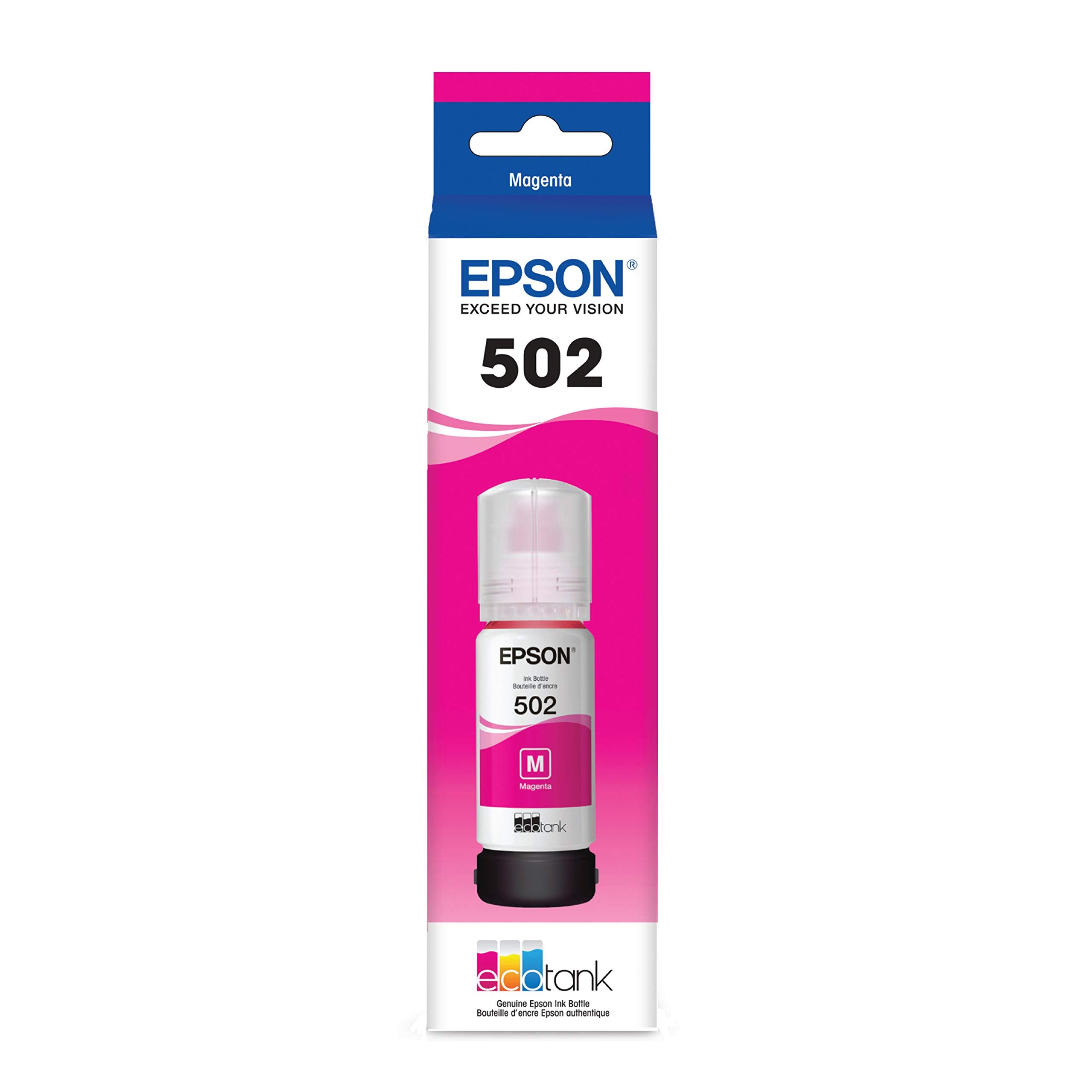 Epson T502 Magenta Standard Yield Ink Bottle (T502320-S) | DoorStepInk