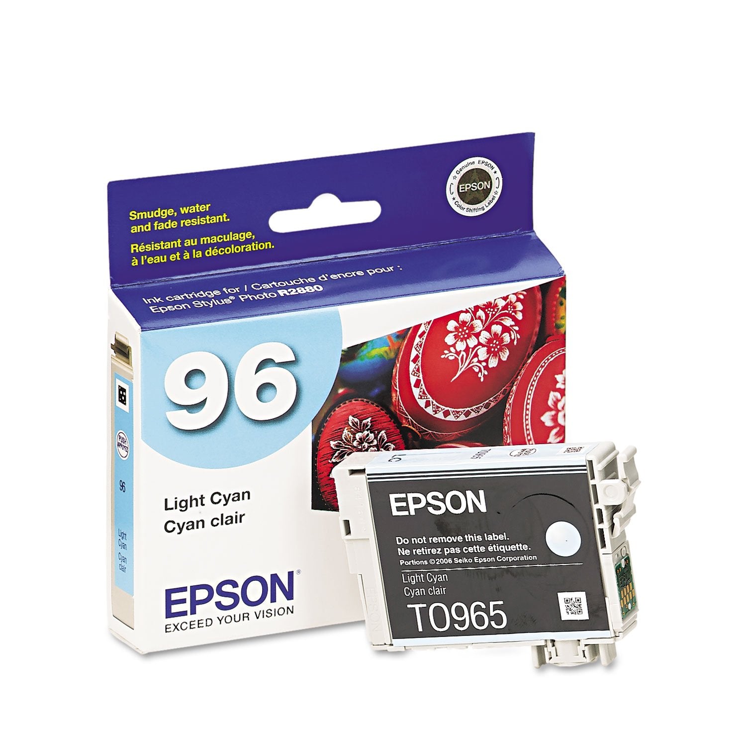Original Epson 96 (T0965) Light Cyan Ink Cartridge | DoorStepInk