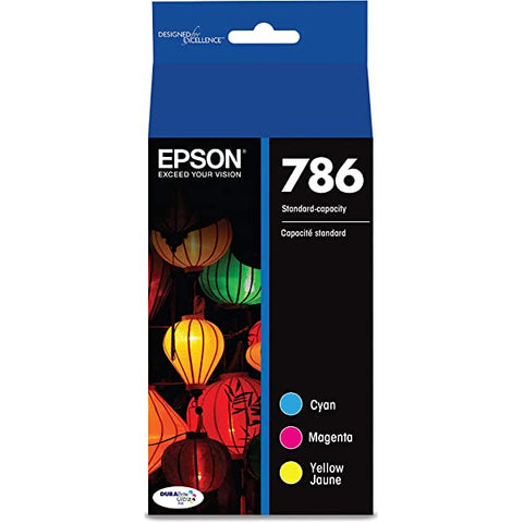 Original Epson 786 Cyan, Magenta, Yellow Ink Cartridges | DoorStepInk