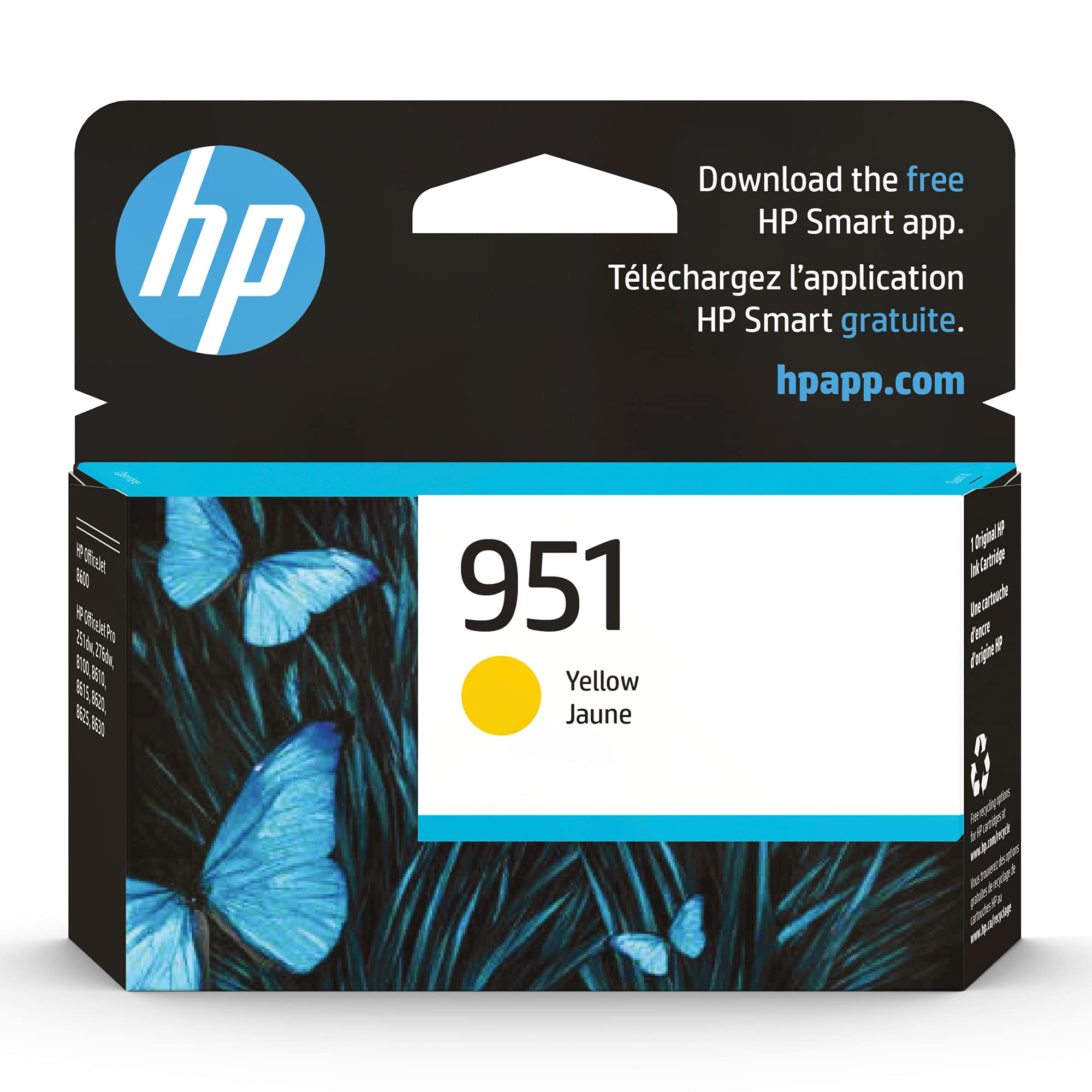 Original HP 951 Yellow (CN052AN) Ink Cartridge | DoorStepInk