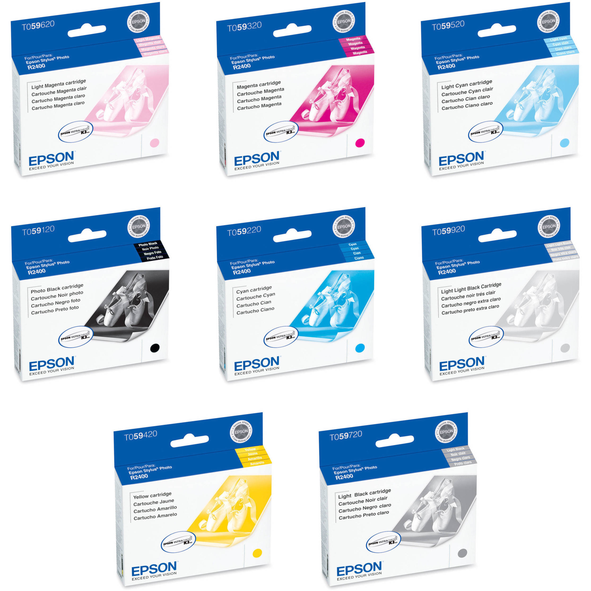 Original Epson 59 (T059) Black and Color Ink Cartridges | DoorStepInk
