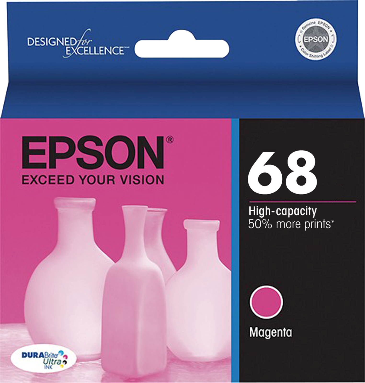 Original Epson 68 Magenta Ink Cartridge | DoorStepInk
