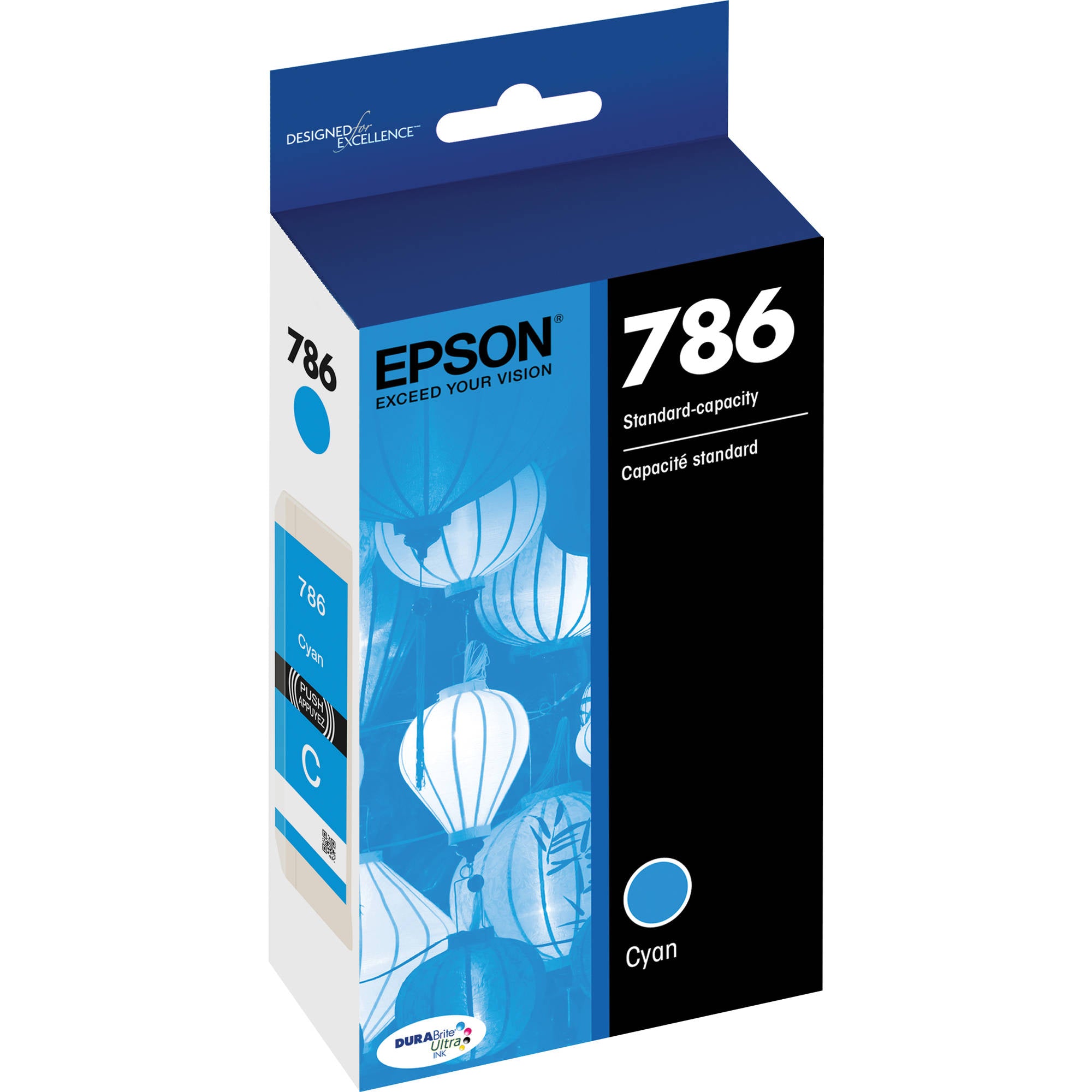 Original Epson 786 Standard Yield Cyan Ink Cartridge | DoorStepInk